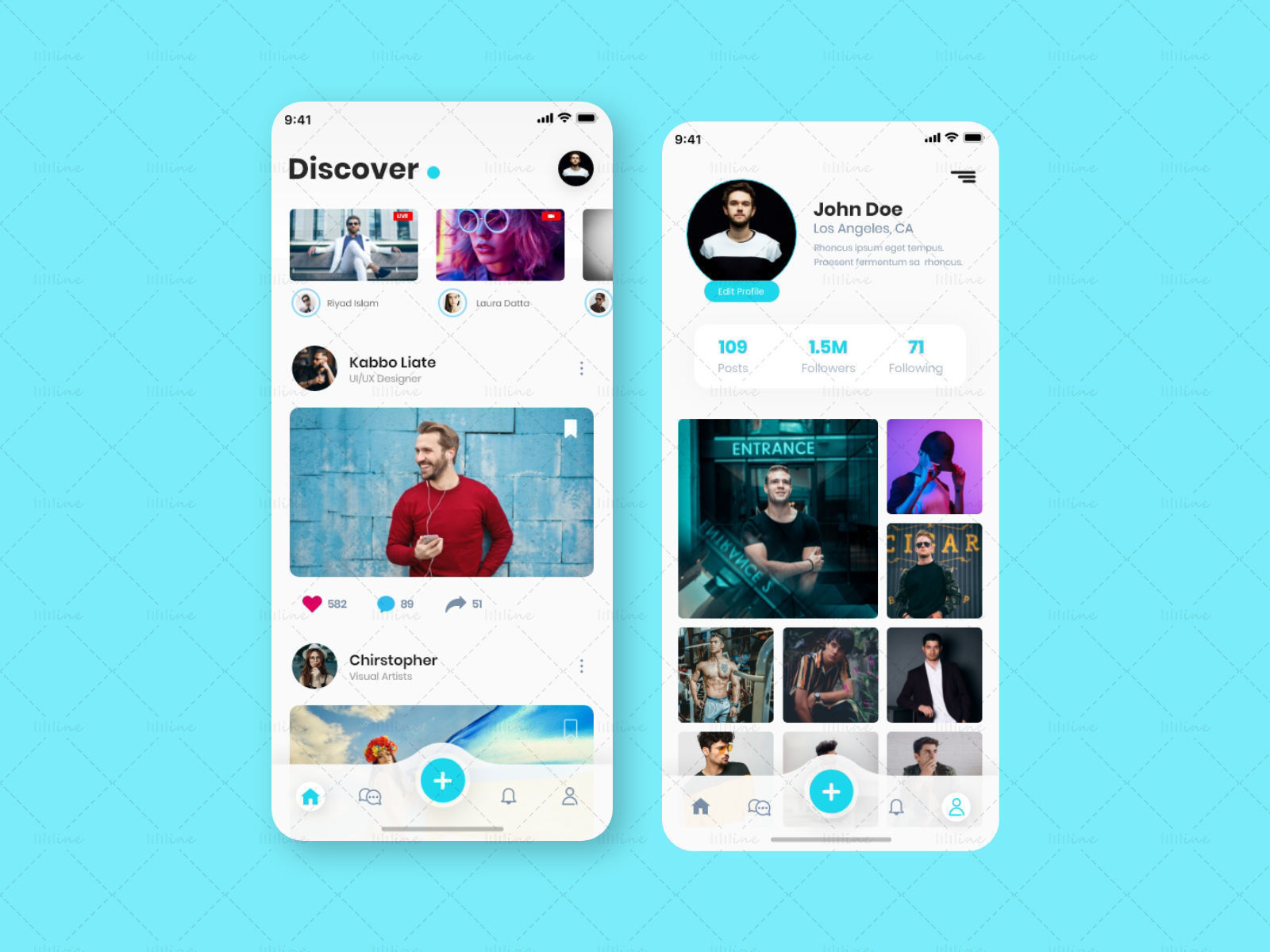 Social Media App Ui Social Media App Ui