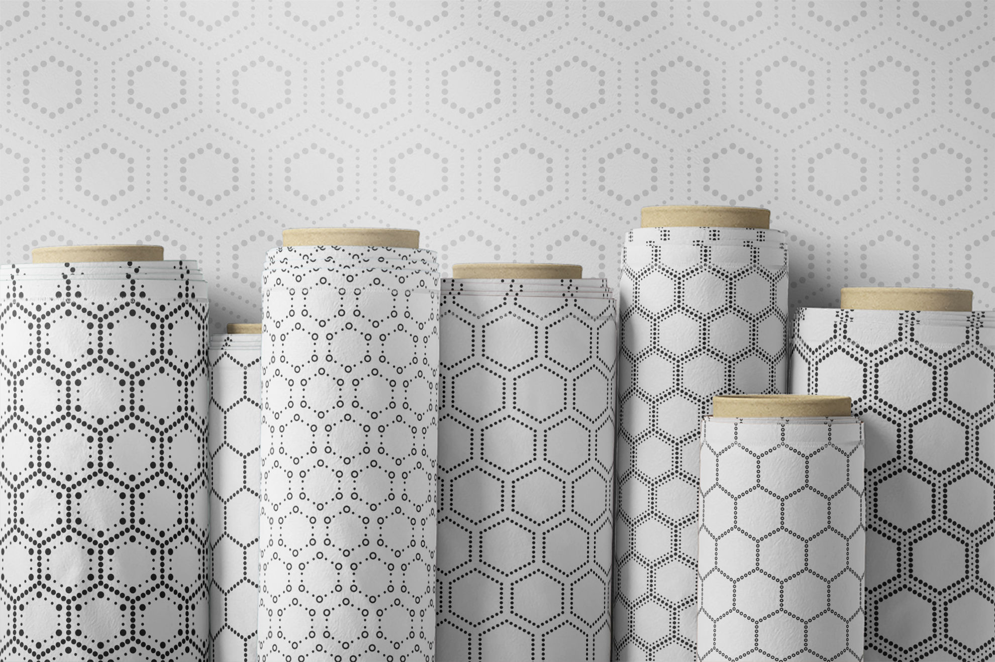 10 dotted hexagons geometric seamless vector patterns 10 dotted hexagons geometric seamless vector patterns