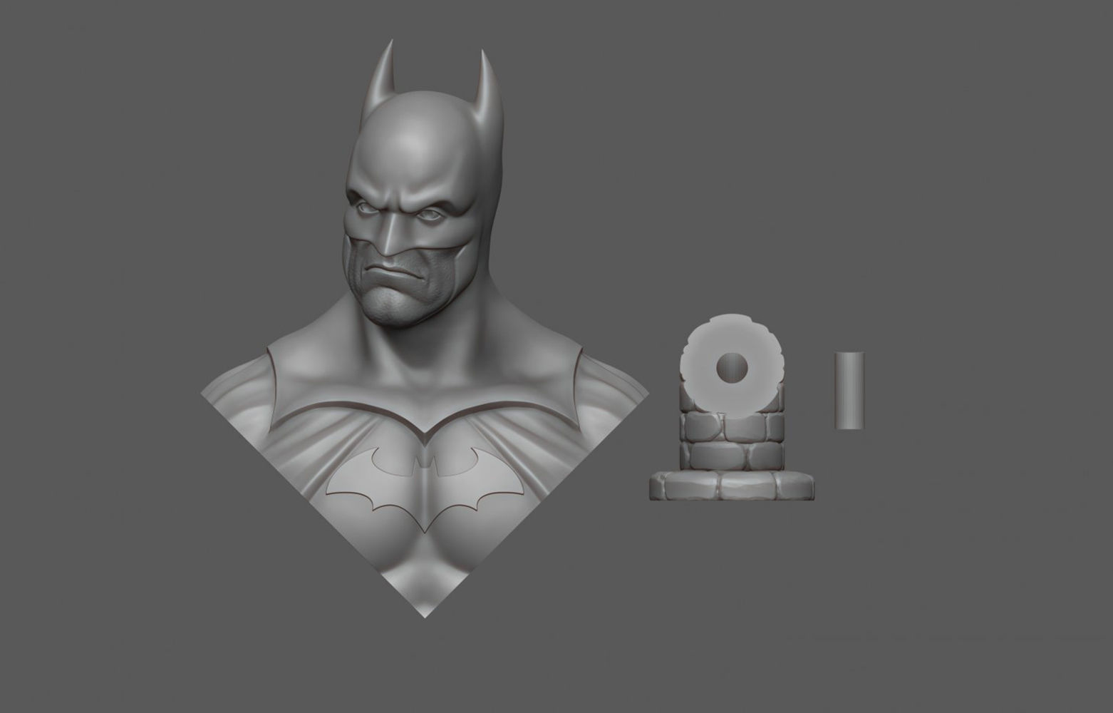 Batman Bust 3d Model Ready To Print Stl