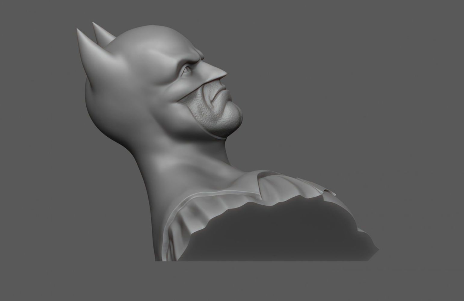 Batman Bust 3d Model Ready To Print Stl