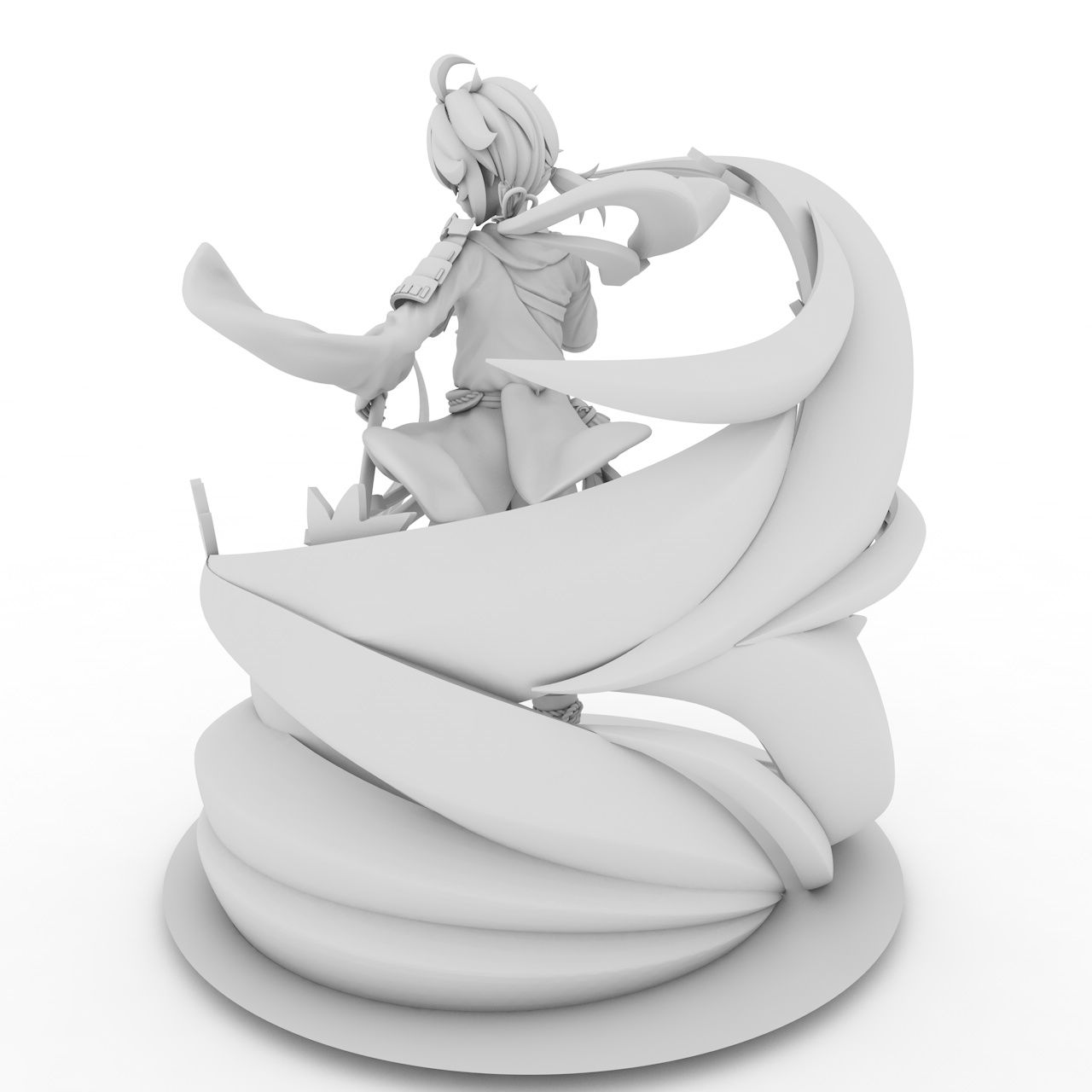 Kaedehara Kazuha 3d Print Model Stl