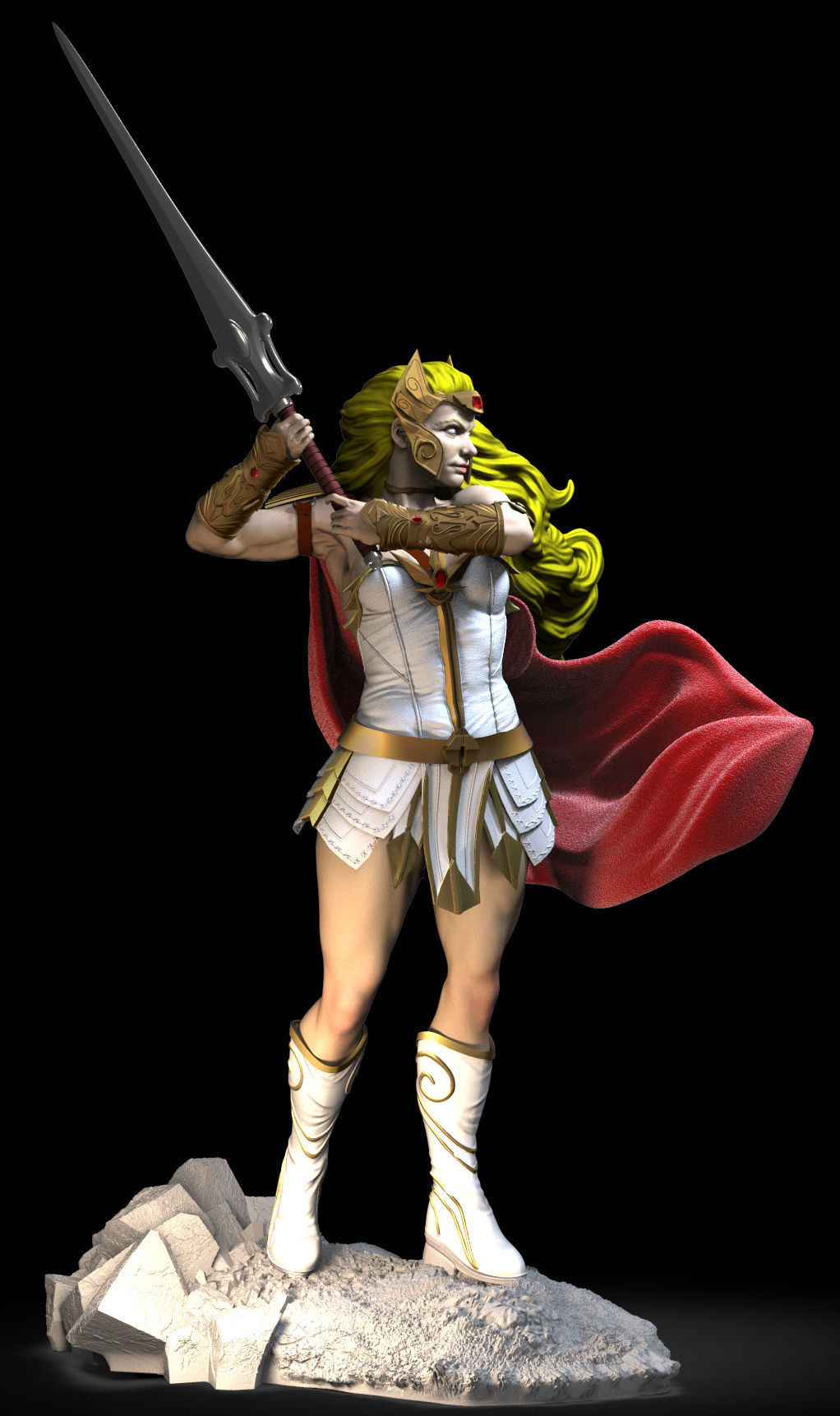 She Ra The Princess Of Power 3d Model Ready To Print Stl