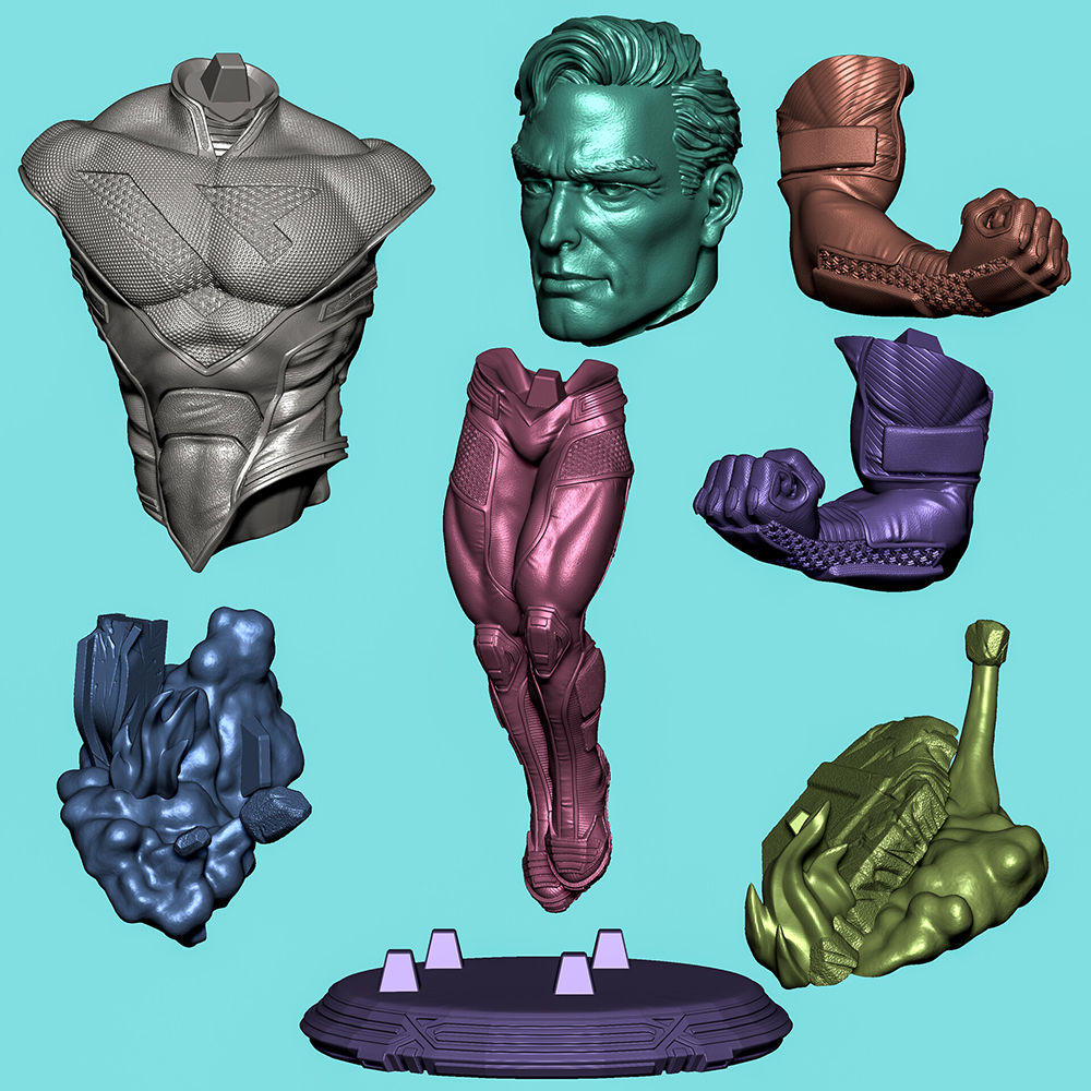 Superman Beyond Fan Art 3d Print Model Stl
